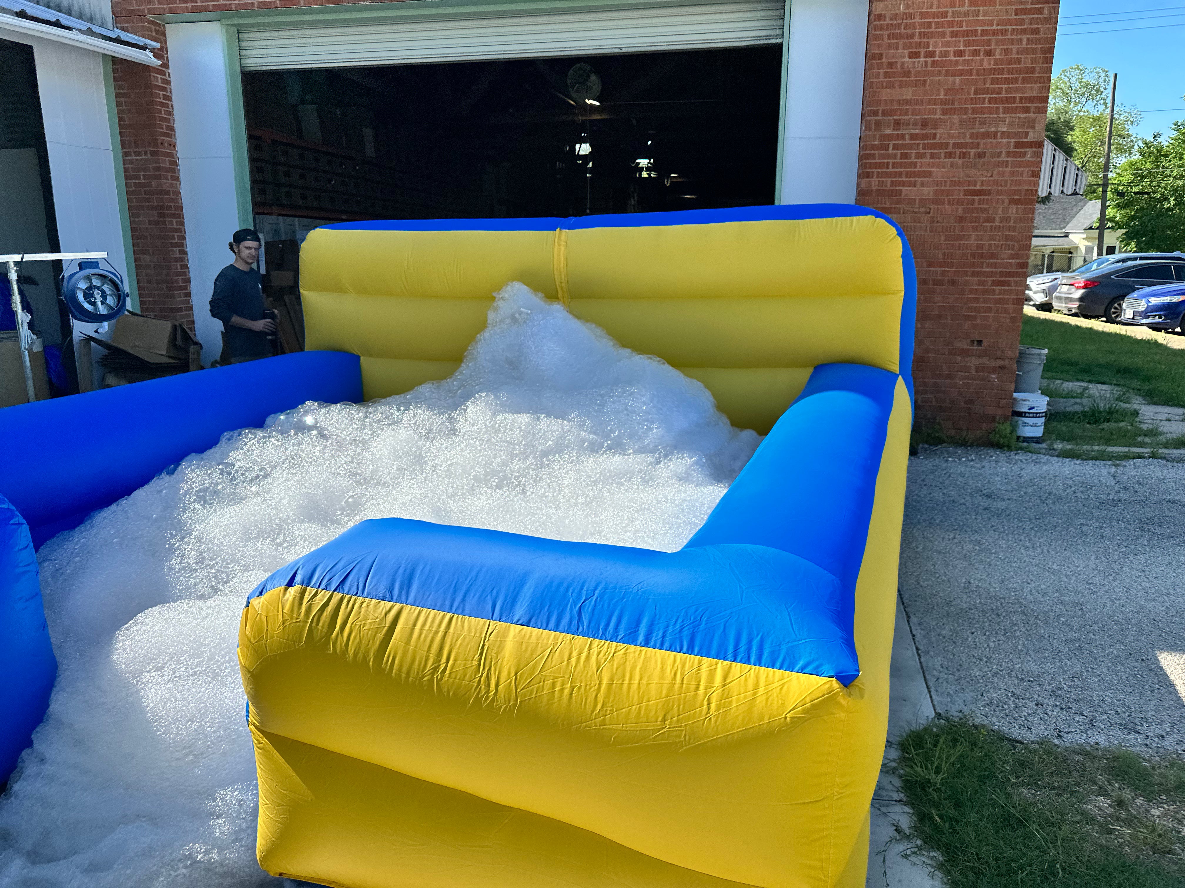 All in one backyard foam pit - machine included – Partymachines
